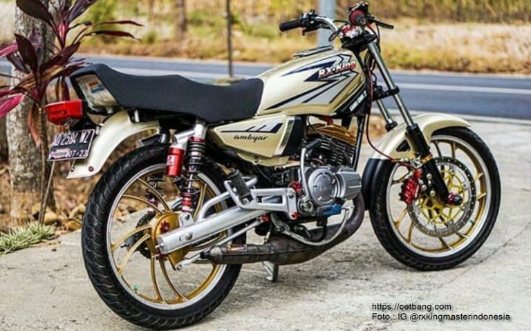 Foto Modifikasi Yamaha RX King Pelek Palang atau Bintang - Cetbang.com